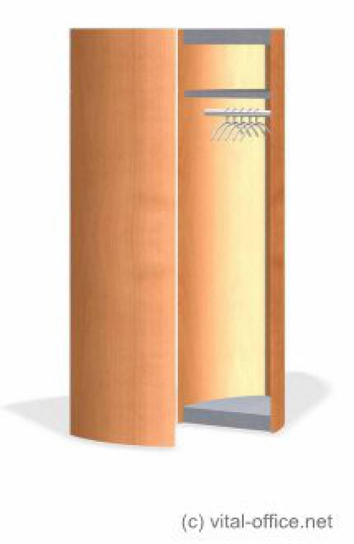 Mobile wardrobe, movable and hinged - Vital-Office